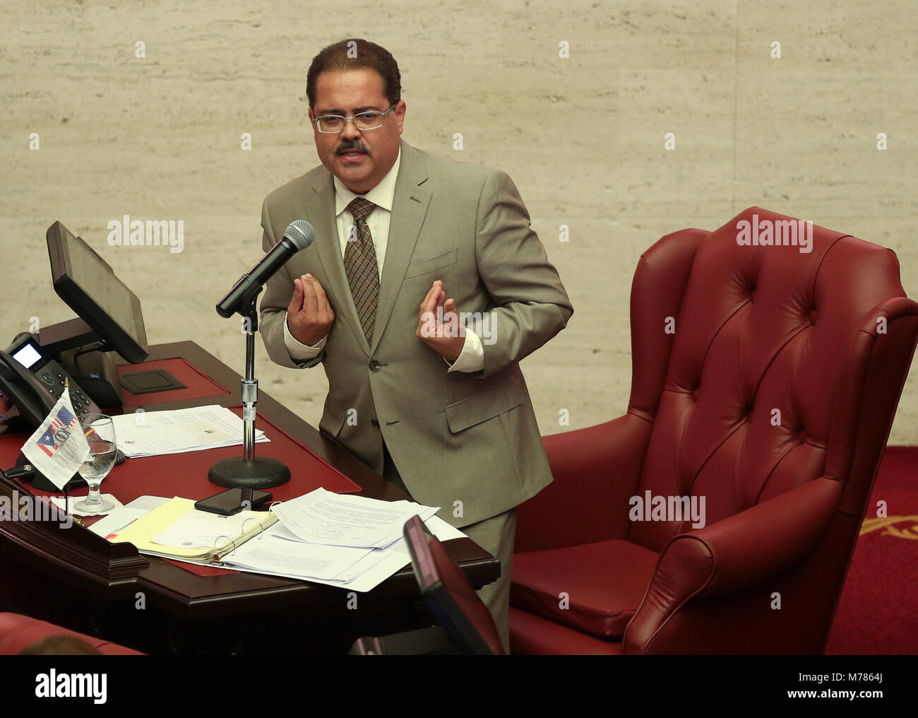 Hemiciclo del Senado SesiÂ-n del Senado de, Puerto Rico. , . En la foto ...