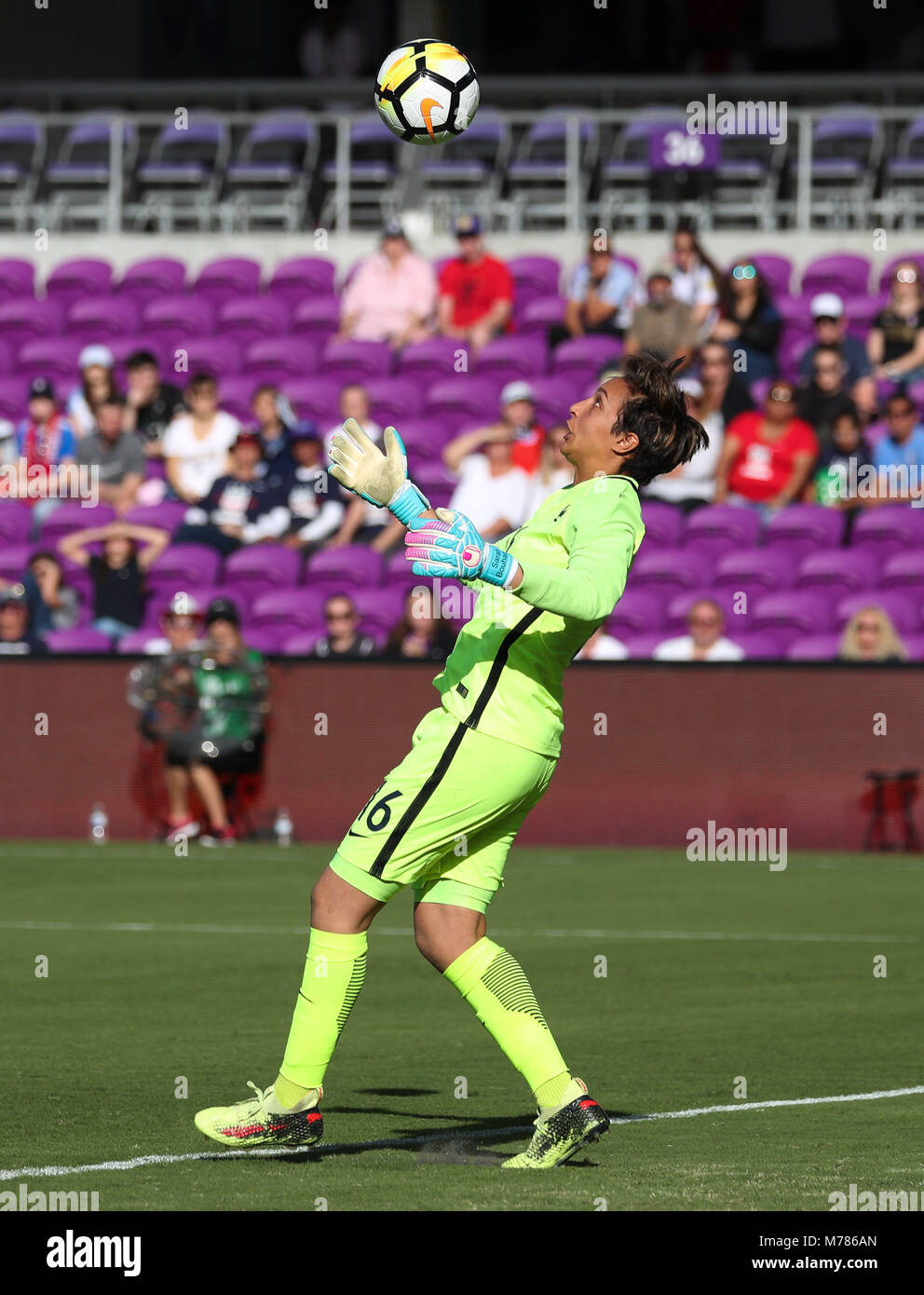 Goalkeeper sarah bouhaddi hi-res stock photography and images - Alamy