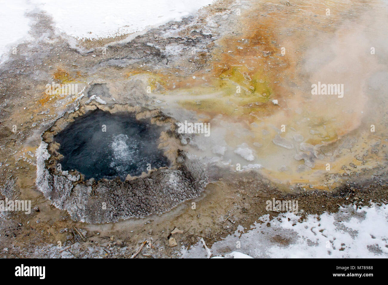 Chinese Spring in Upper Geyser Basin Stock Photo - Alamy