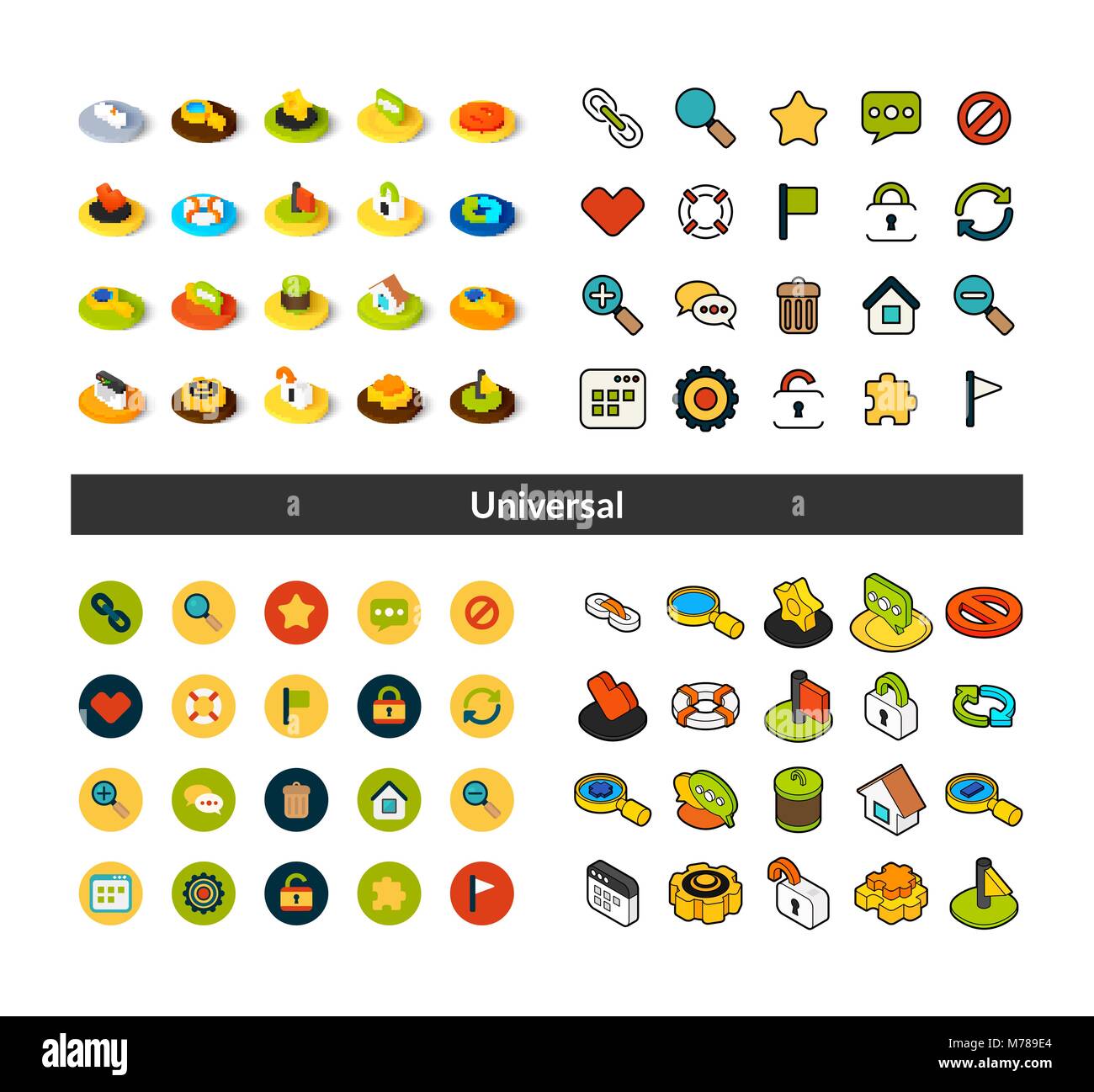 Universal infographic hi-res stock photography and images - Alamy