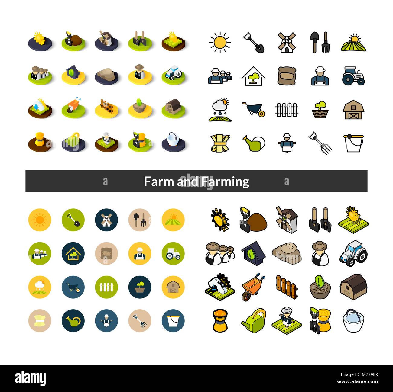 Set different tools in Cut Out Stock Images & Pictures - Alamy