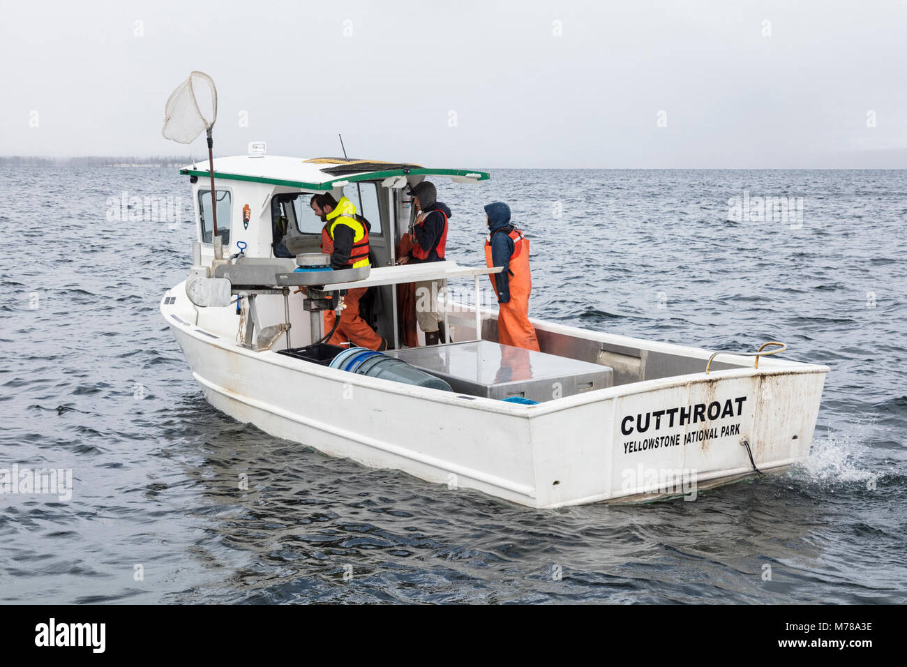 Fish crew members on the Cutthroat Stock Photo - Alamy