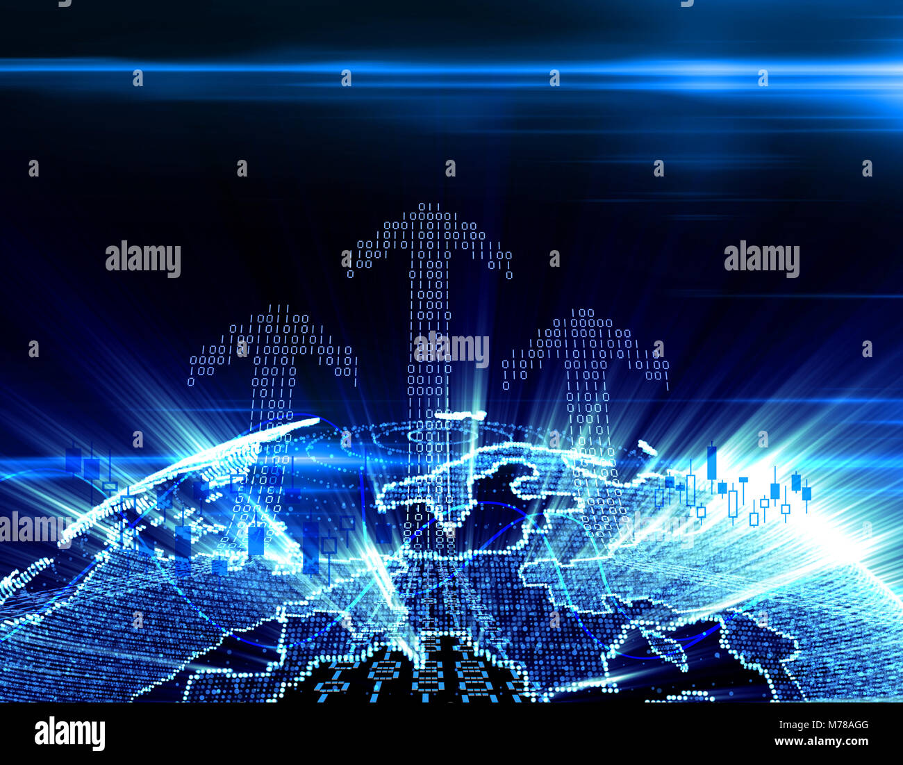 Financial and economic development, the combination of digital ...