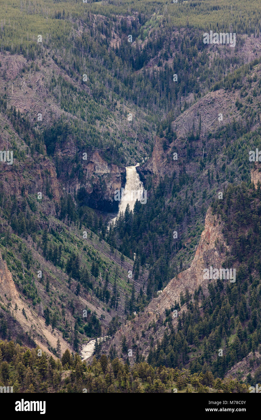 Osprey Falls from Mount Everts Stock Photo - Alamy