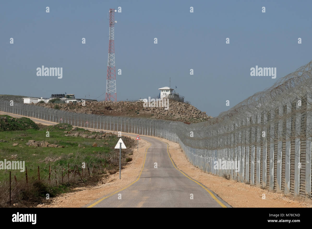 An observation point of the United Nations Disengagement Observer Force ...