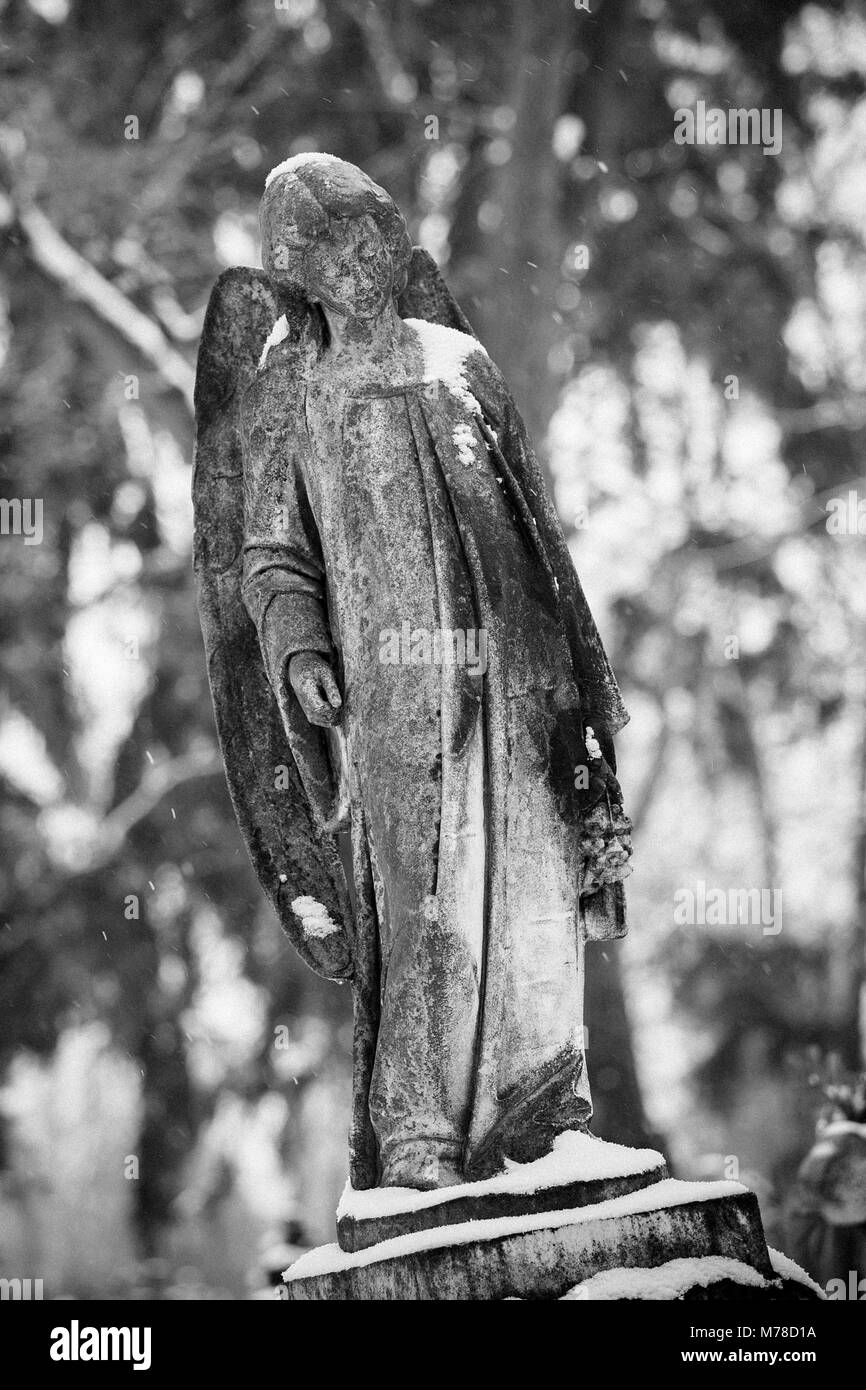 Angel death black white Black and White Stock Photos & Images - Alamy