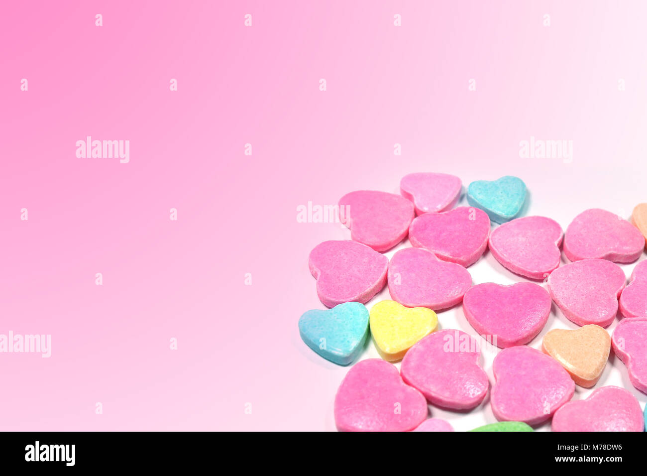 Candy heart shape hi-res stock photography and images - Alamy