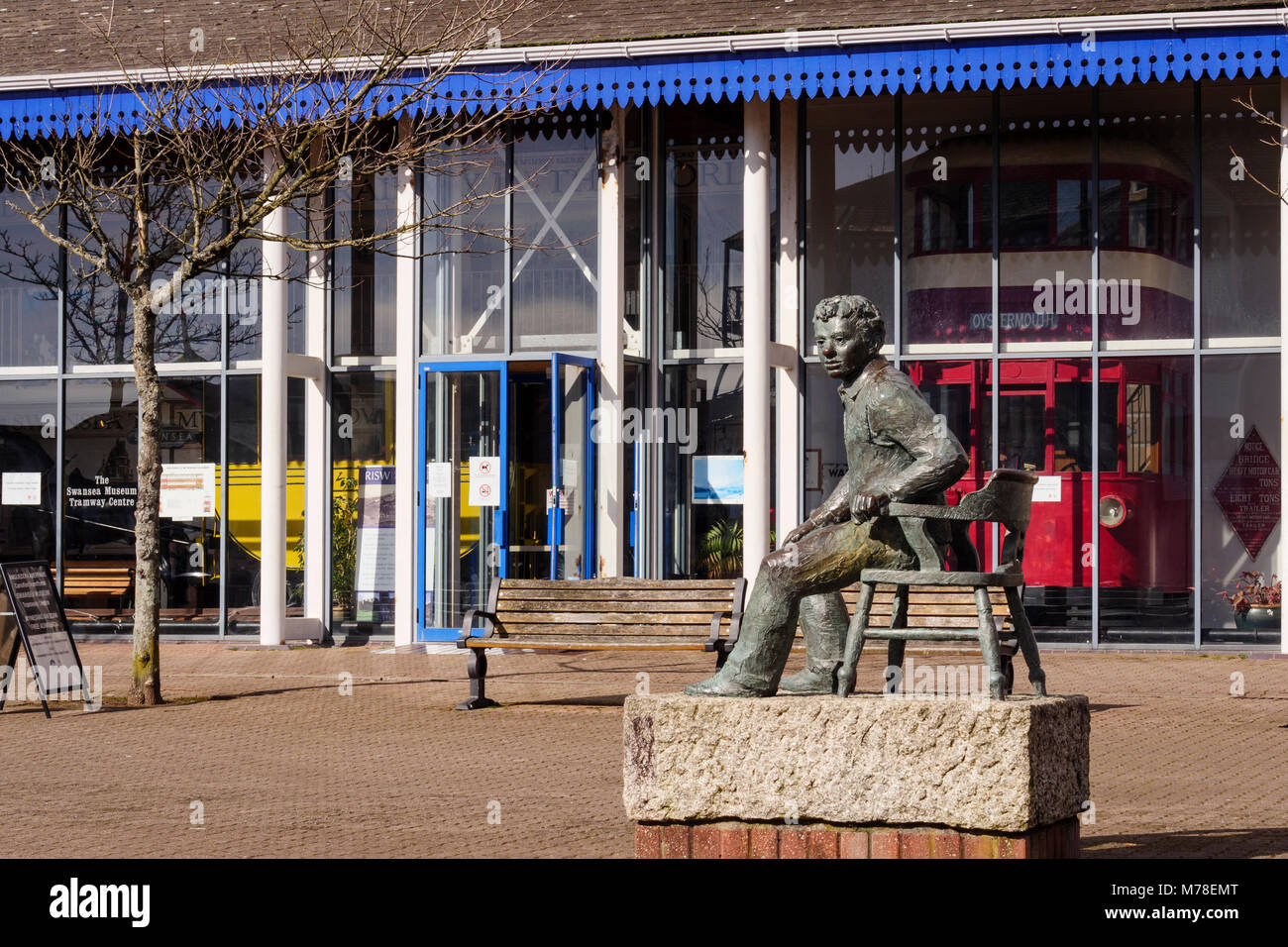 The Tramshed Dylan Thomas Statue Dylan Thomas Square Swansea Maritime ...