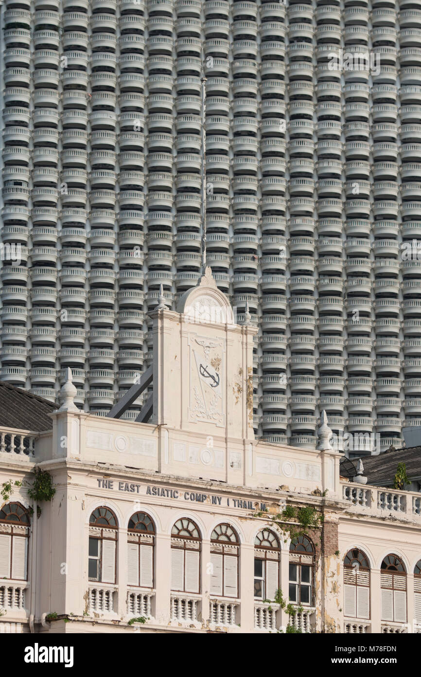 the East Asiatic Company Building at the chao phraya river in the city ...