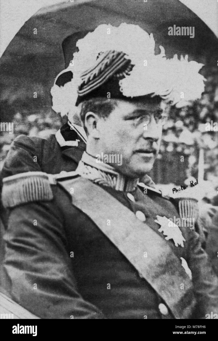 Portrait of Albert 1st ( 1875 - 1934 ) king of the belgians - anonymous ...
