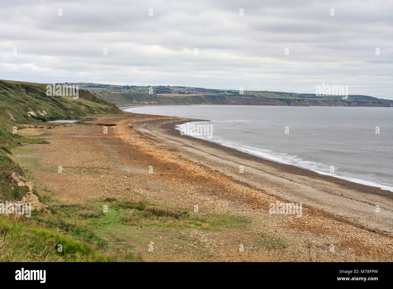 The beach and coastline at Blackhall Rocks,England,UK Stock Photo - Alamy