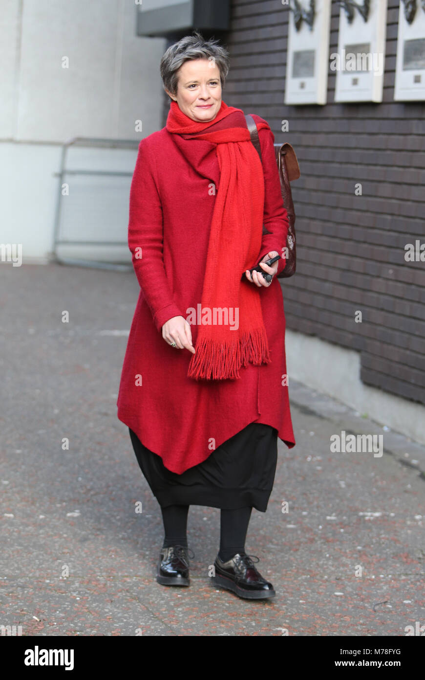 Catherine Russell outside ITV Studios Featuring: Catherine Russell ...