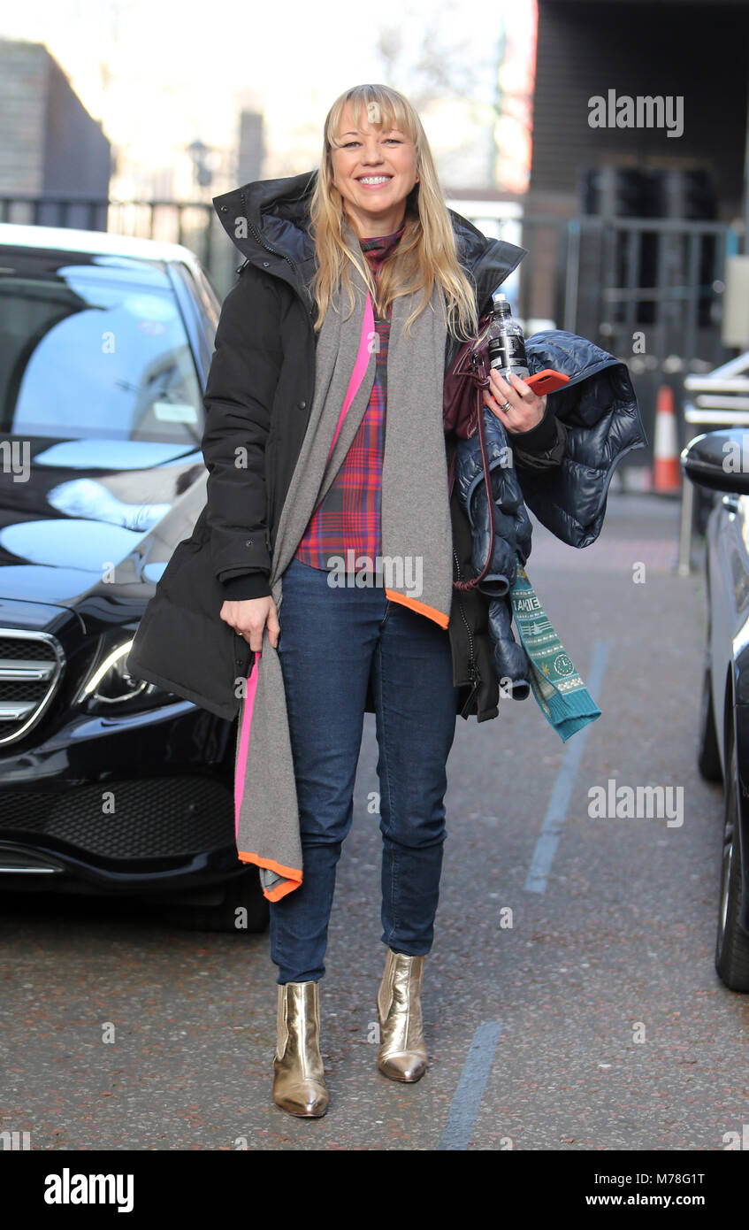 Sarah Cox outside ITV Studios today Featuring: Sarah Cox Where: London ...