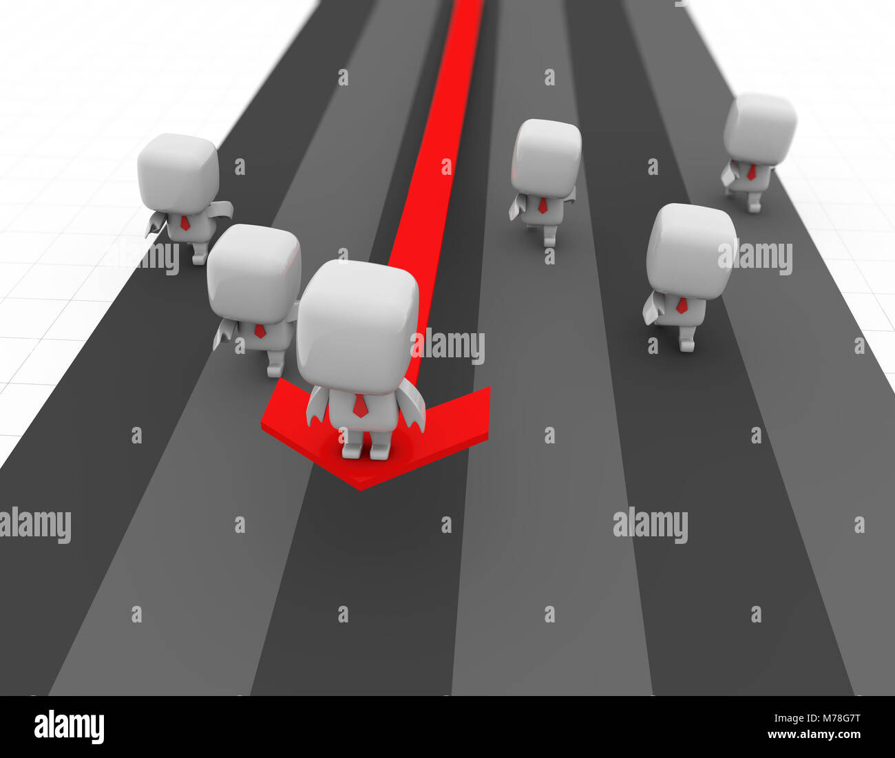 Stand on the arrow of takeoff and surpass everyone, the winner Stock ...