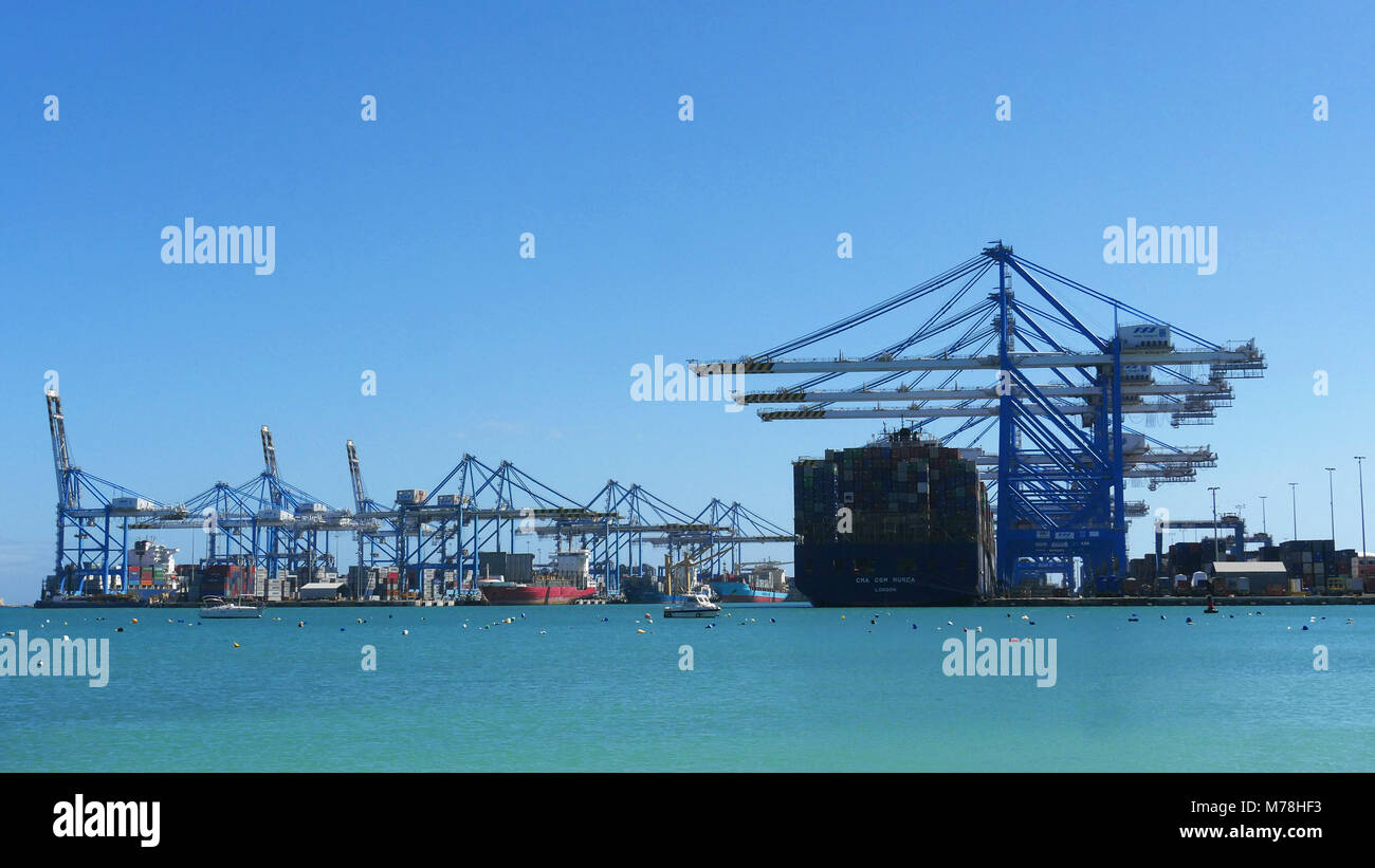 Container ship malta freeport hi-res stock photography and images - Alamy