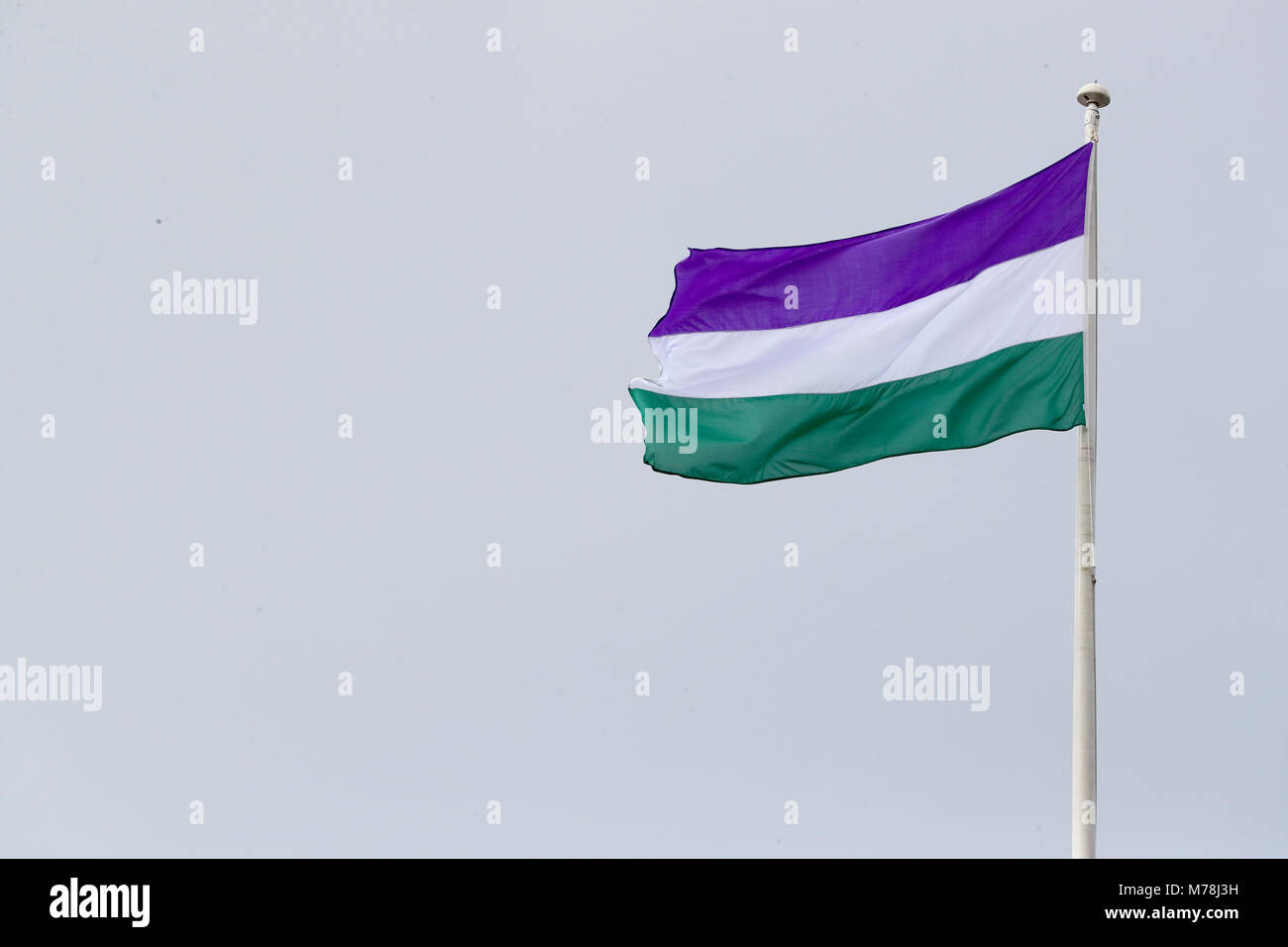 Suffragette flag hi-res stock photography and images - Alamy
