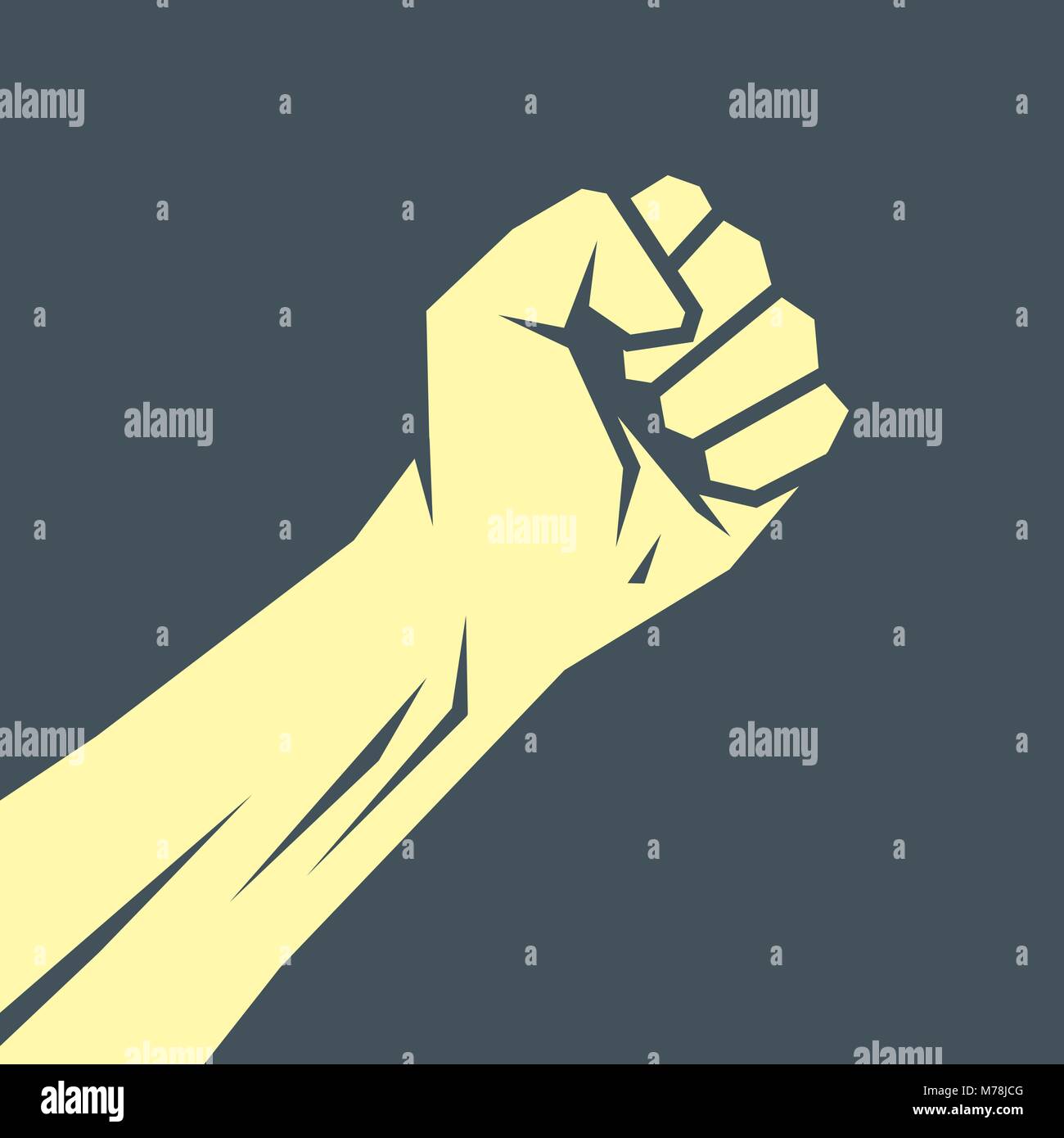 Superhero hand template. Vector superhero arm icon Stock Vector Image ...