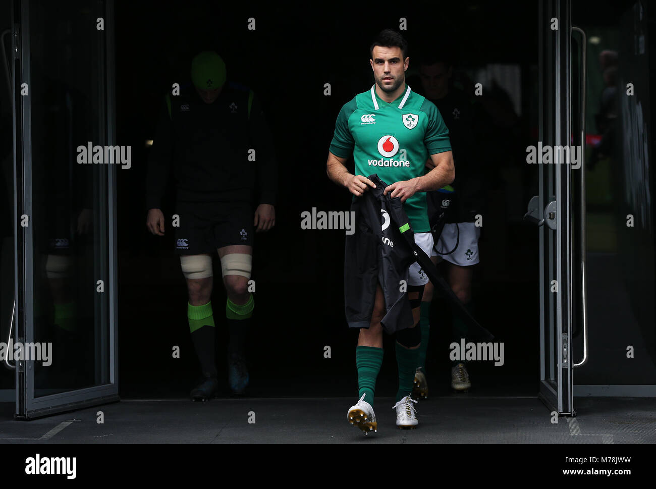 Ireland's Conor Murray arrives for the captain's run at The Aviva ...