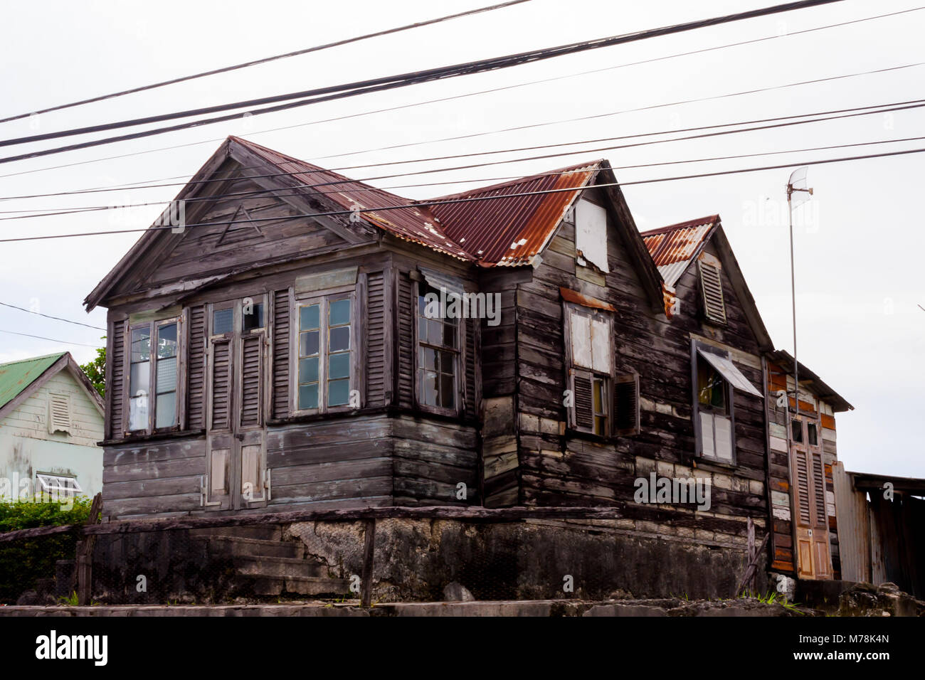 Chattel House in Barbados Stock Photo - Alamy
