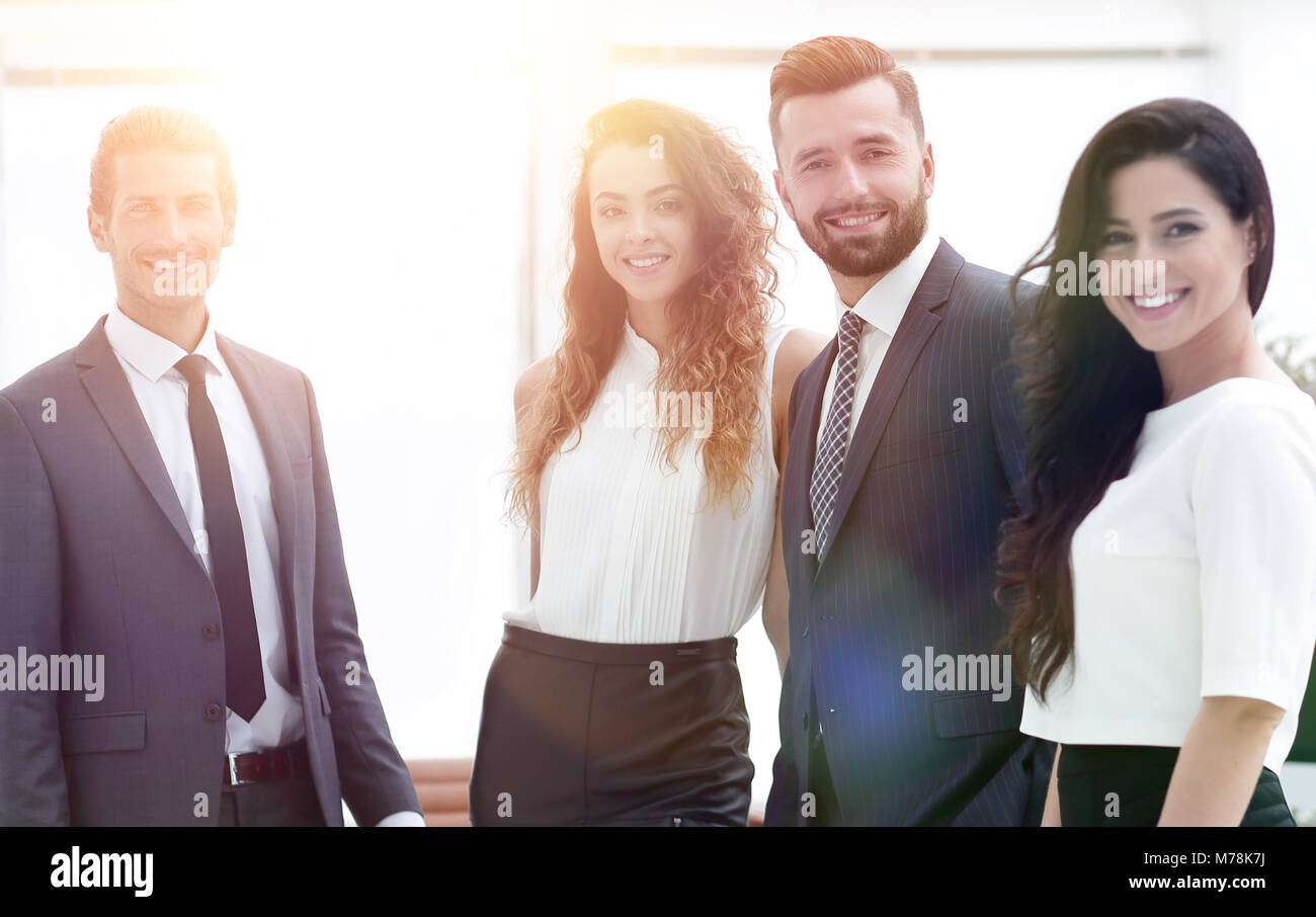 portrait of successful business team in office Stock Photo - Alamy