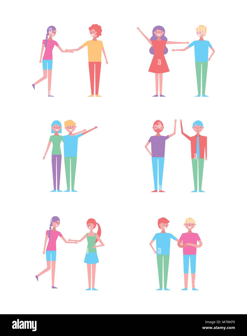 people cartoon characters Stock Vector Image & Art - Alamy