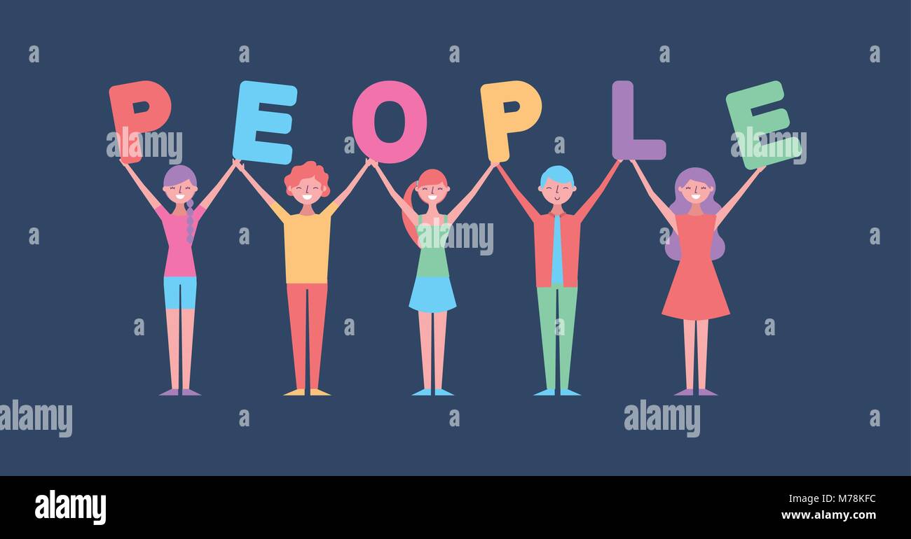 people cartoon characters Stock Vector Image & Art - Alamy