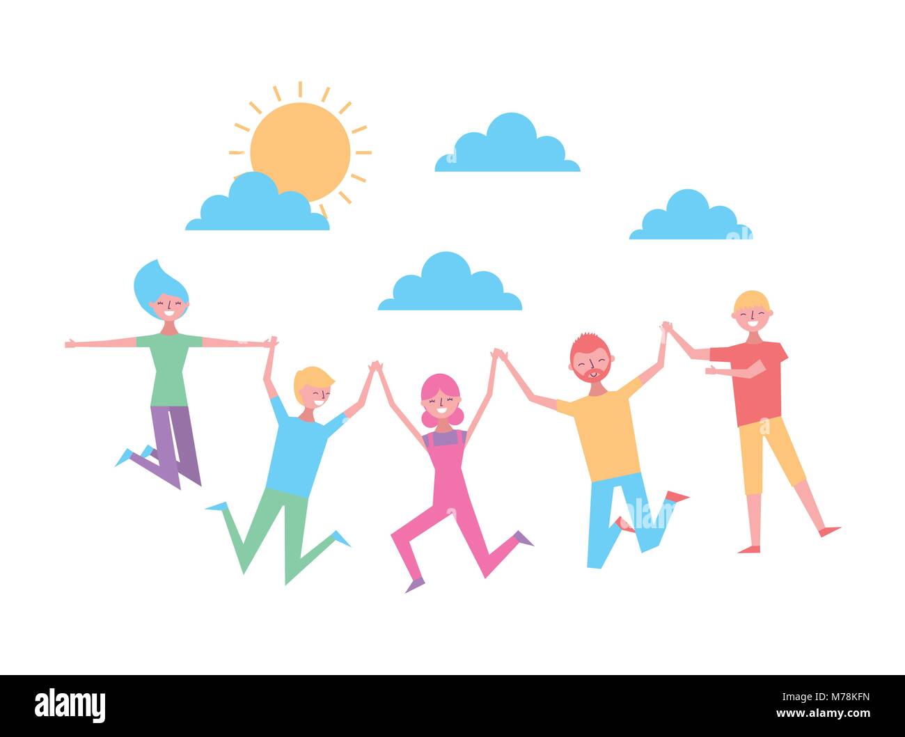 people cartoon characters Stock Vector Image & Art - Alamy