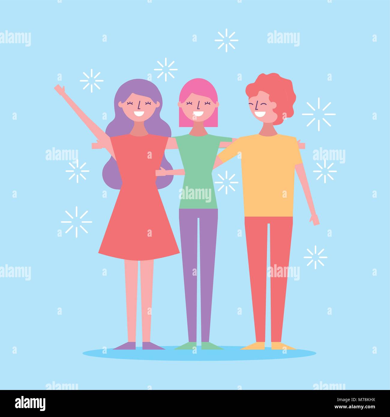 people cartoon characters Stock Vector Image & Art - Alamy