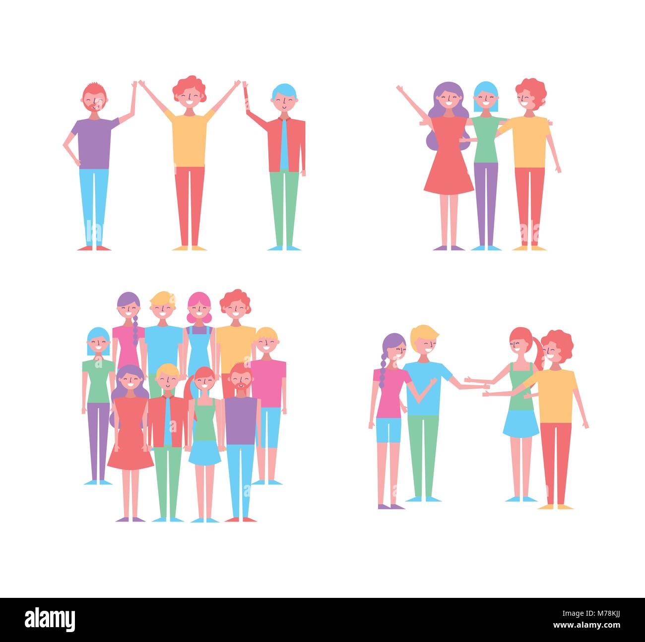 people cartoon characters Stock Vector Image & Art - Alamy