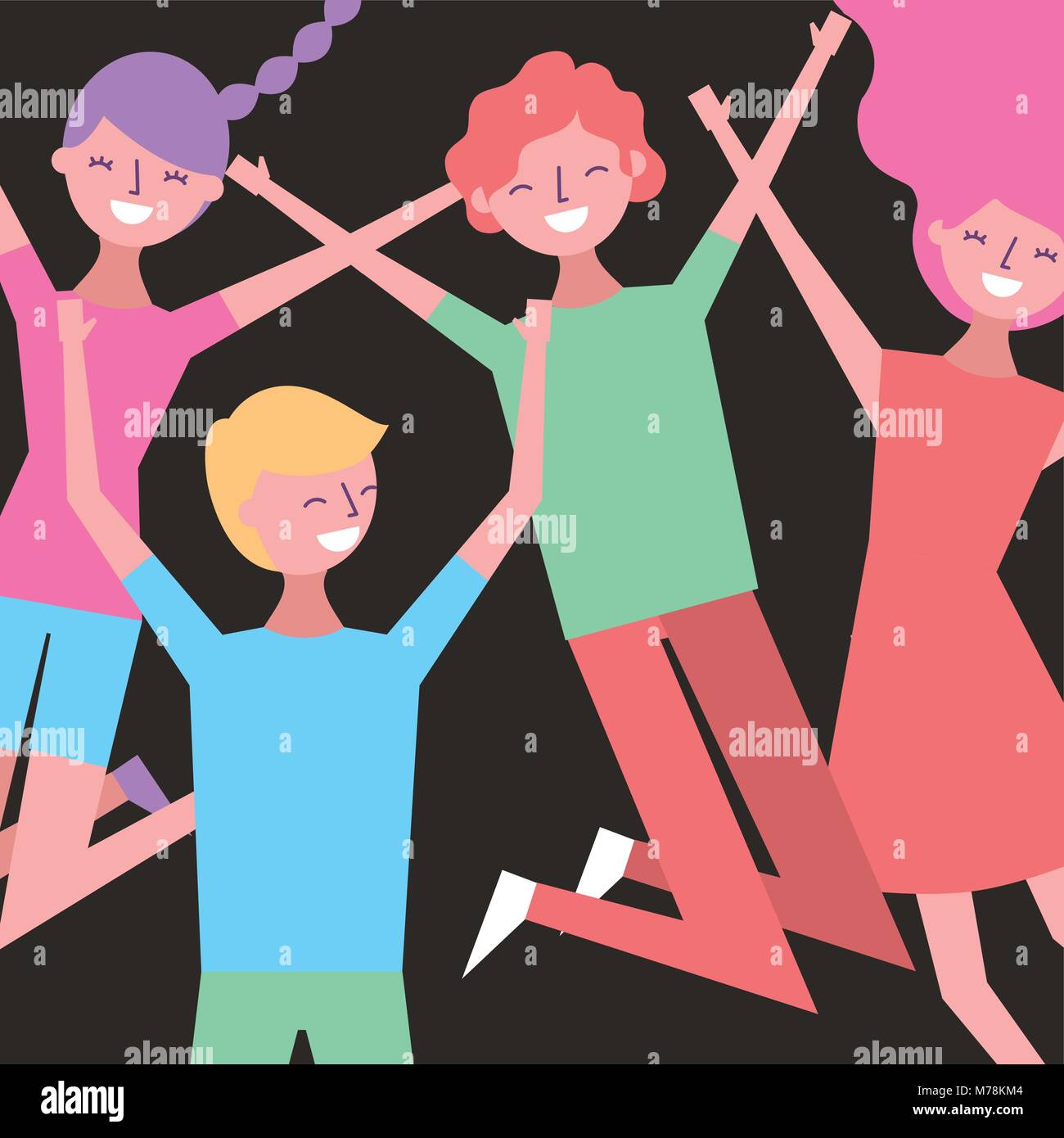 people cartoon characters Stock Vector Image & Art - Alamy