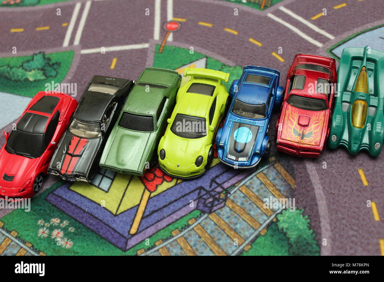 Children's Toy Cars Stock Photo - Alamy