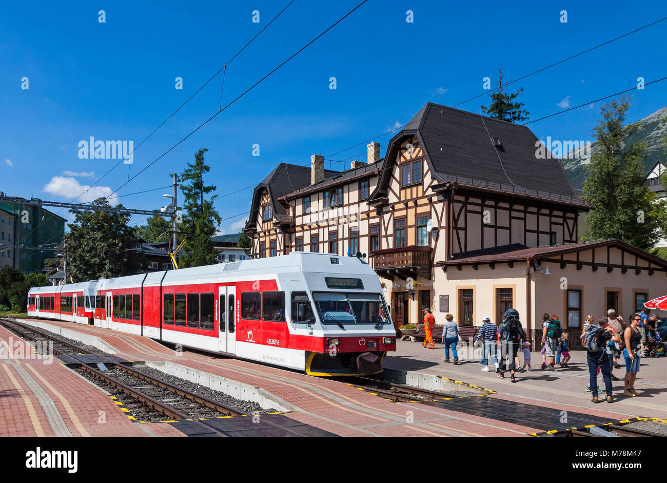 Tatra Electric Railways (TEZ-TER) train (also known as "Tatra tram ...
