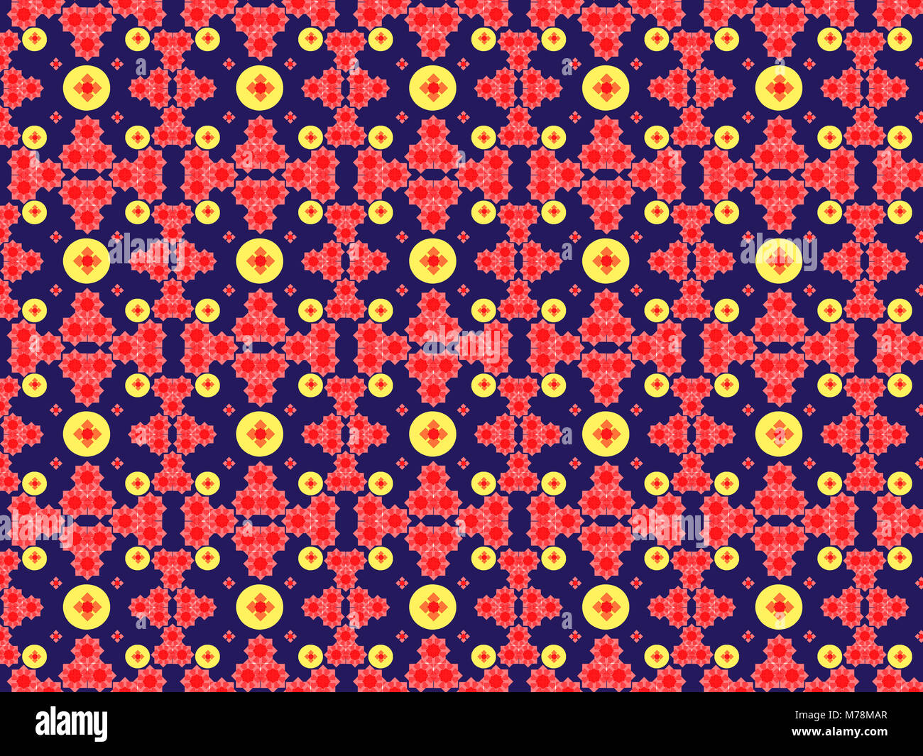 Seamless colored pattern of geometric and arbitrary shapes of different ...
