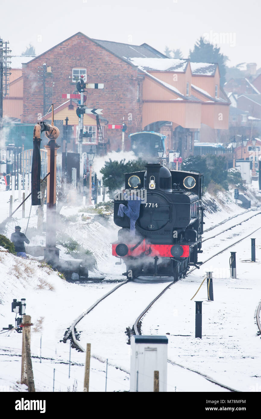 Snow Winter Railway Trains High Resolution Stock Photography and Images ...