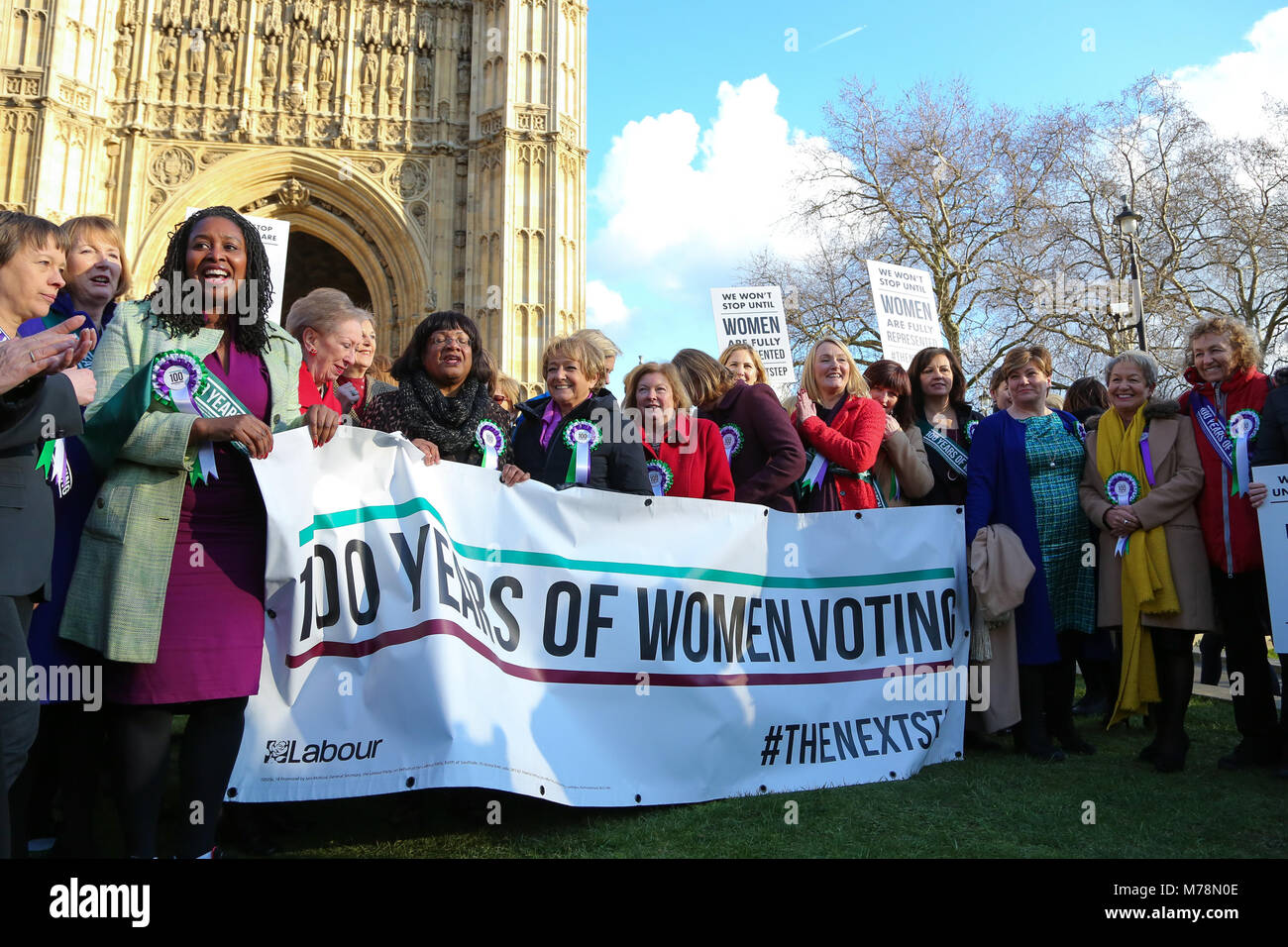 Labour Party launches a yearlong campaign outside Parliament to ...
