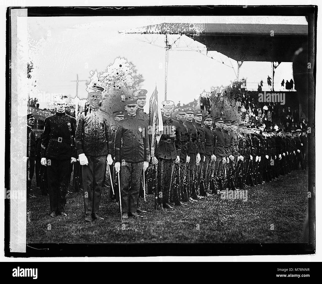 A photograph of Company G from Eastern High School in 1921. This image ...