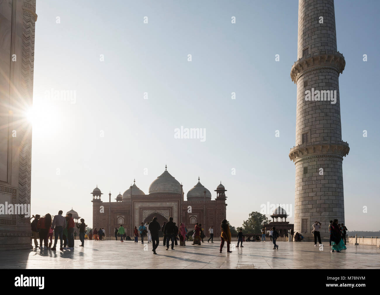 Indian architecture taj mahal complex hi-res stock photography and ...