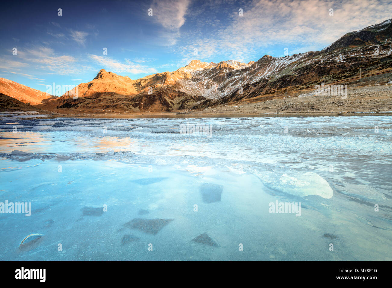 Montespluga lake hi-res stock photography and images - Alamy