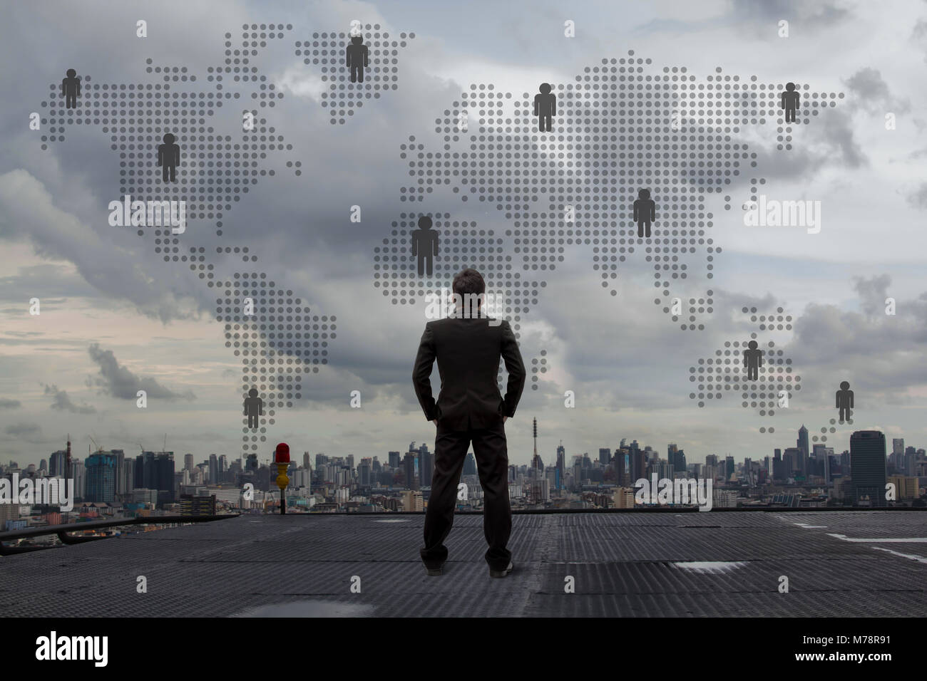 Structures connection of society, Social network Stock Photo - Alamy