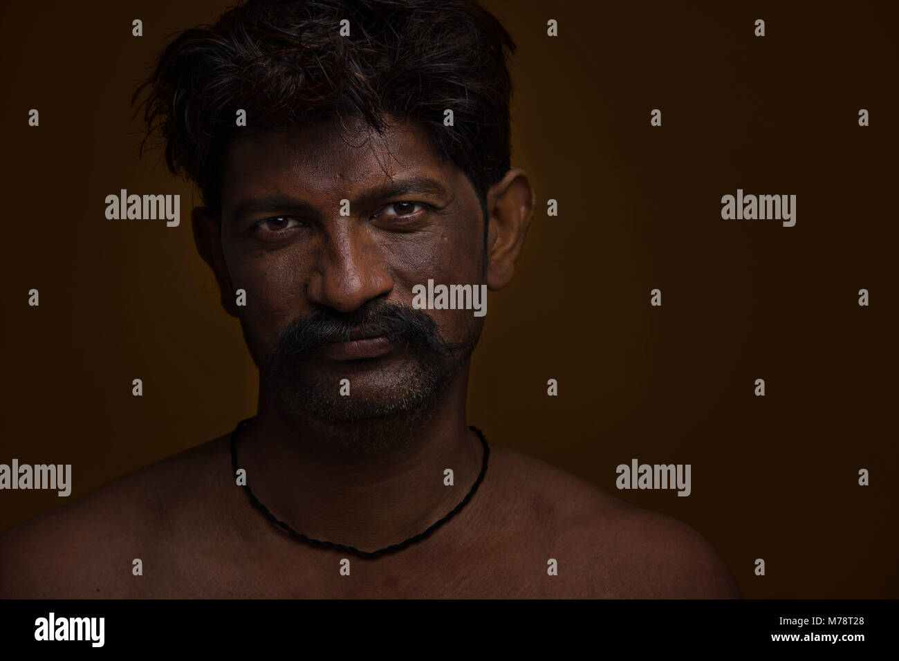 Portrait of rural Indian man Stock Photo - Alamy