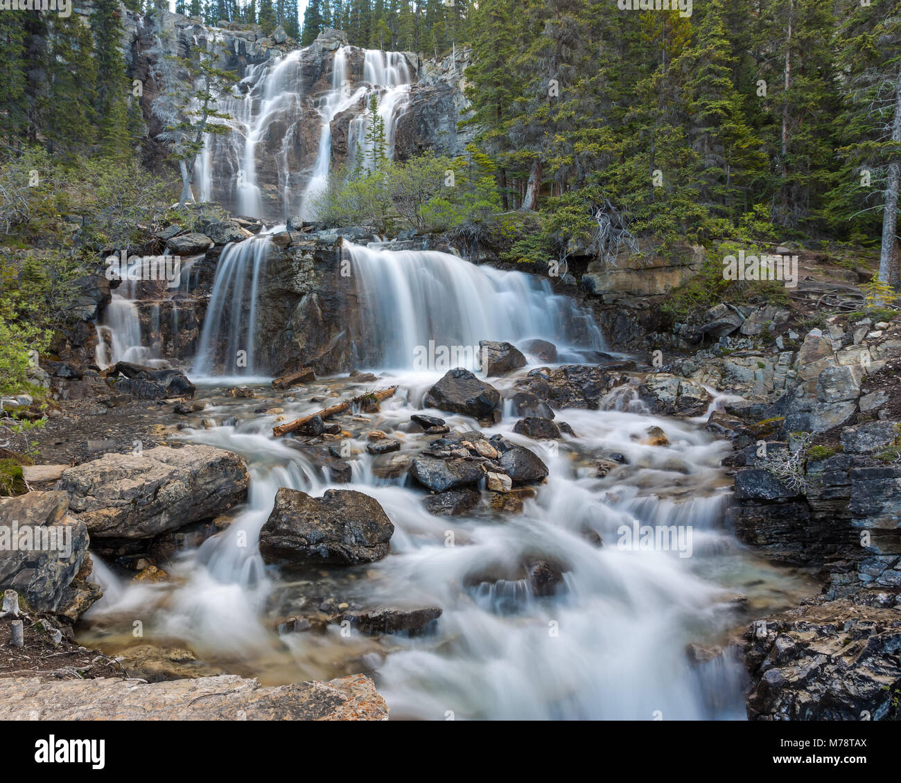 Tangle Falls, The second step of a lovely multi stepped falls on the ...
