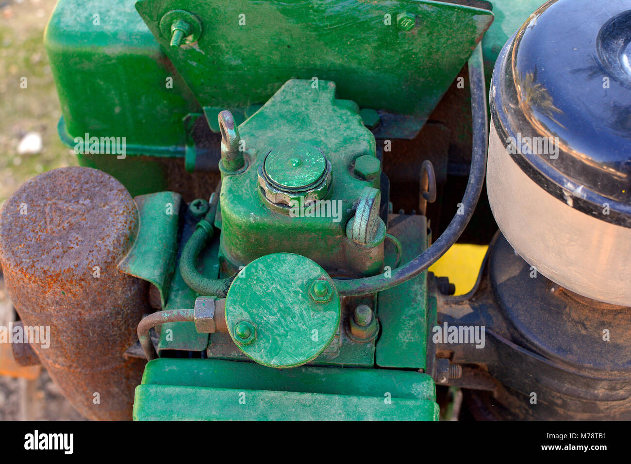 Old rotavator hi-res stock photography and images - Alamy