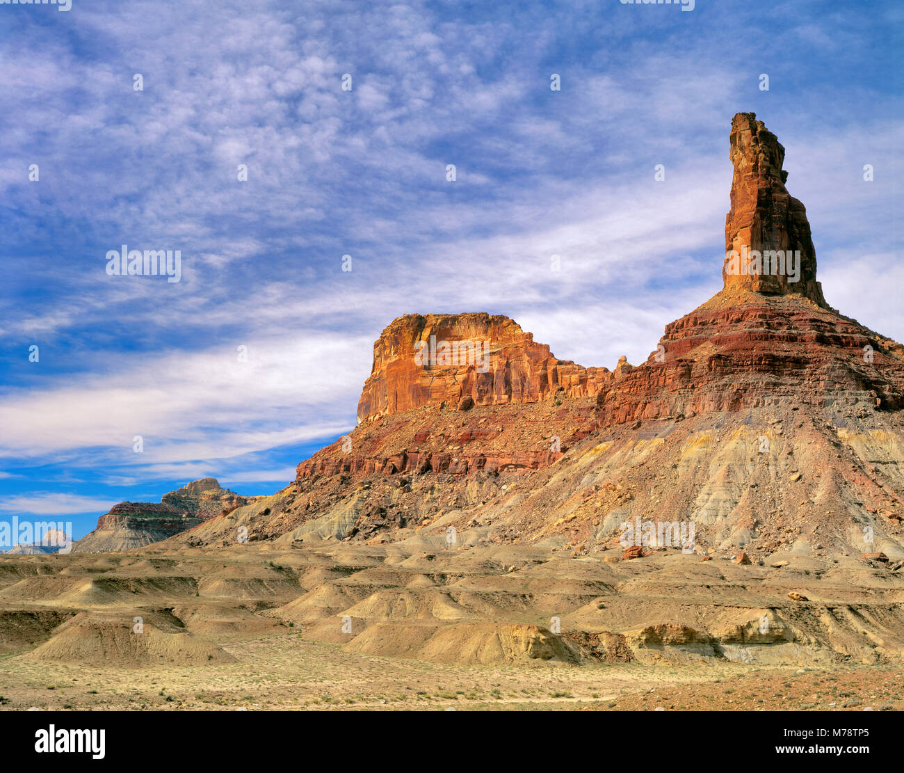 Bottleneck Peak, Buckhorn Wash, San Rafael Swell, Utah Stock Photo - Alamy