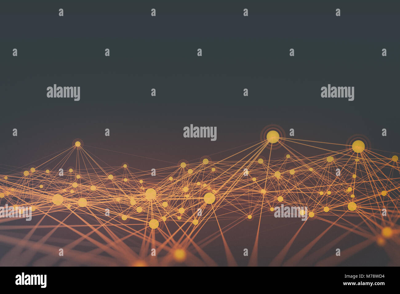 Abstract glowing network background Stock Photo - Alamy