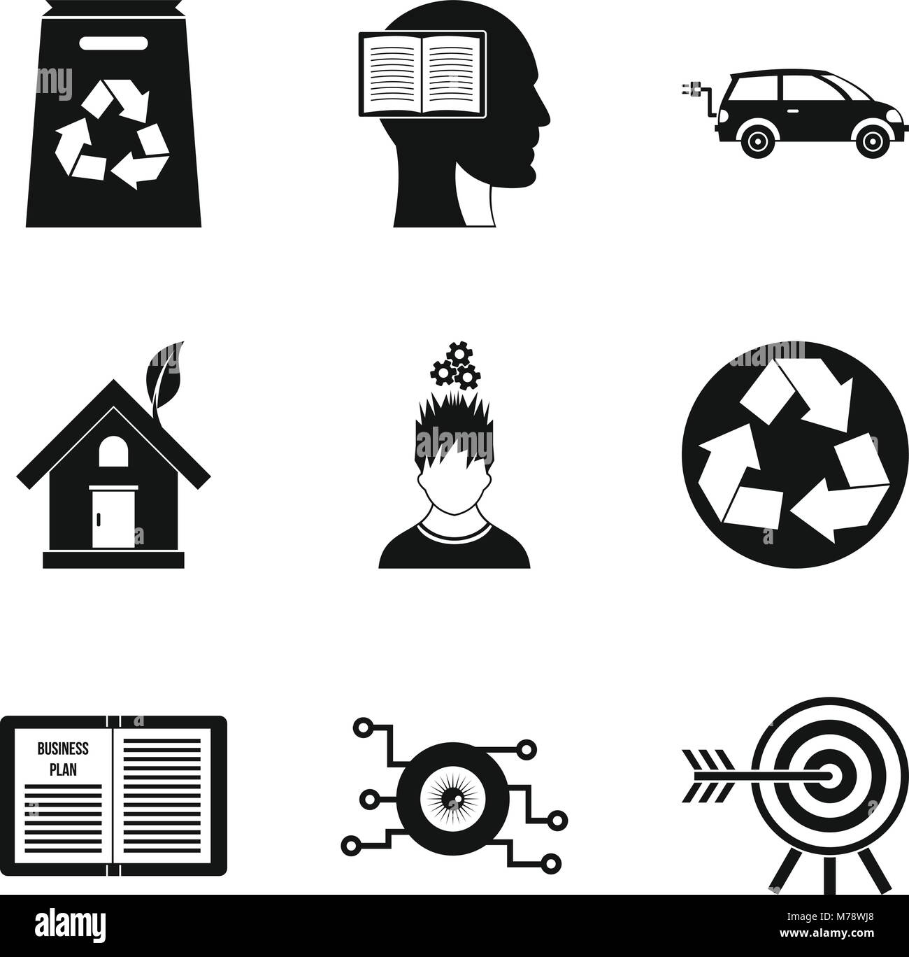 Conception icons set, outline style Stock Vector Image & Art - Alamy