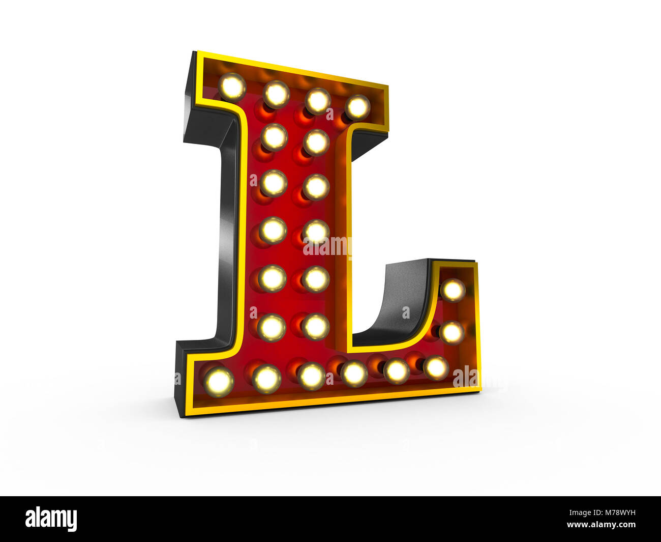 Illuminated letter 'l' hi-res stock photography and images - Alamy