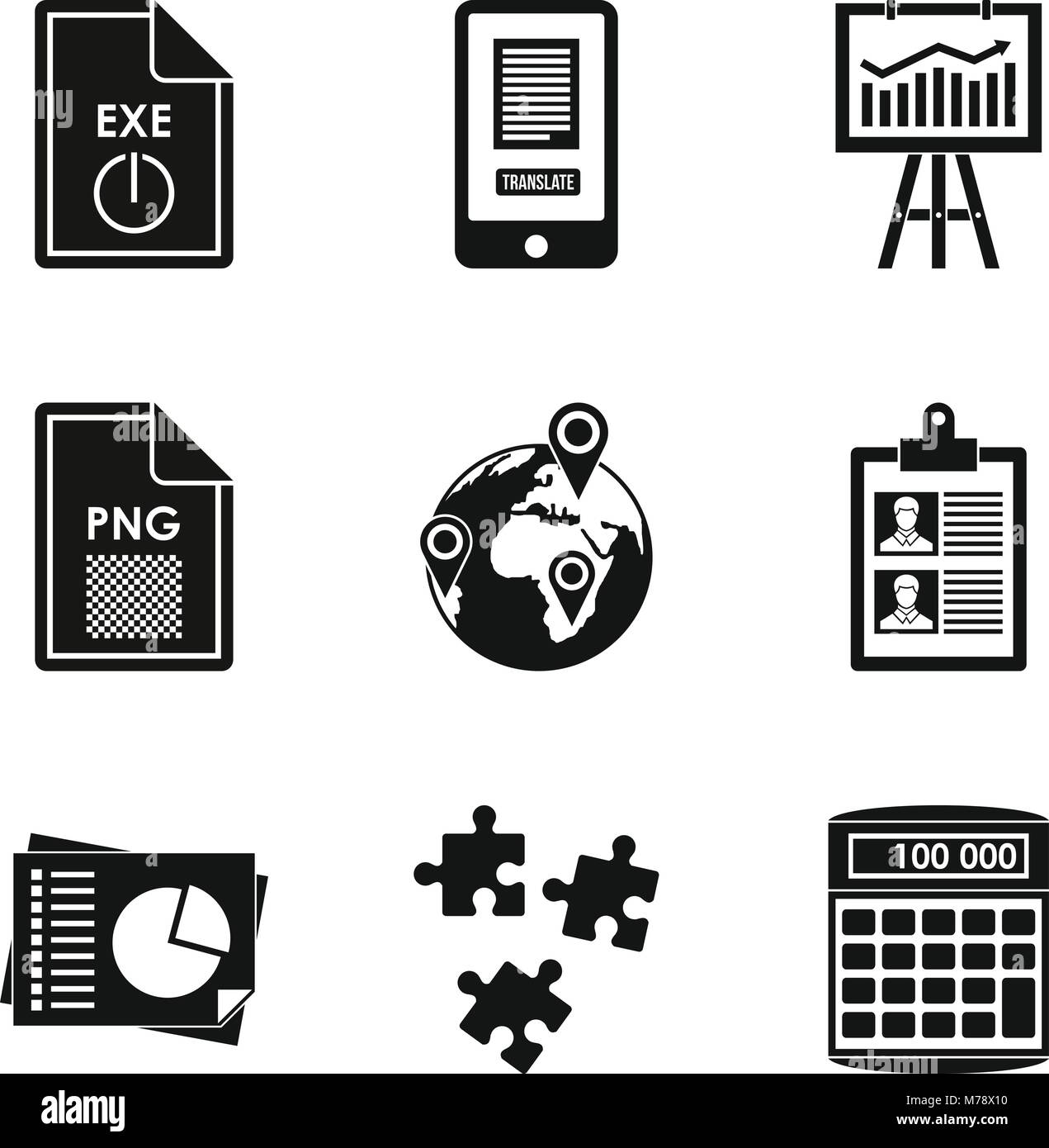 Production environment icons set, simple style Stock Vector Image & Art ...