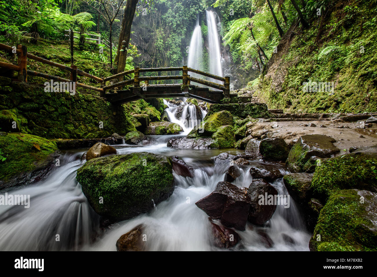 Jumog Waterfall 1 Stock Photo - Alamy