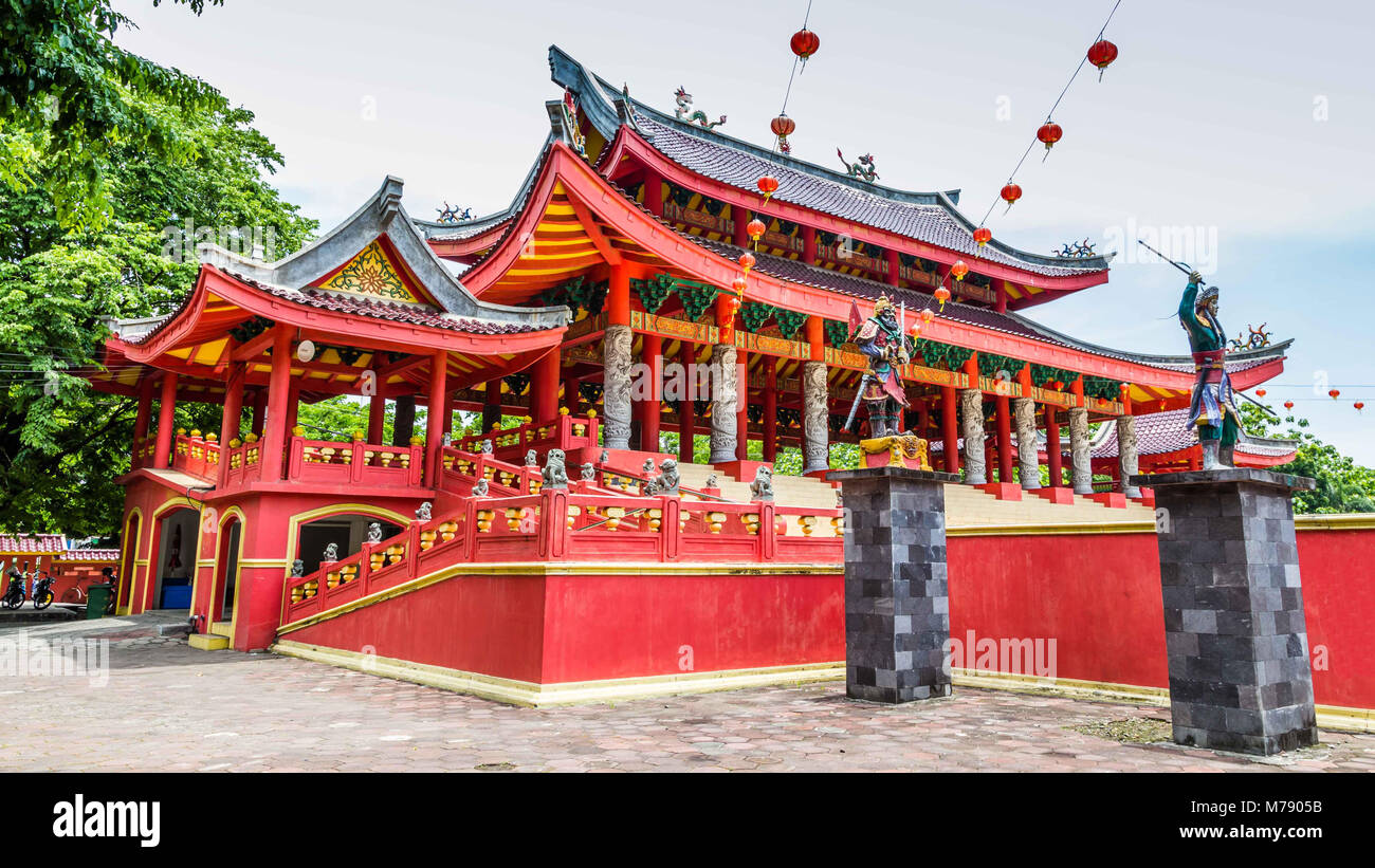 Temple Semarang Java Stock Photo - Alamy