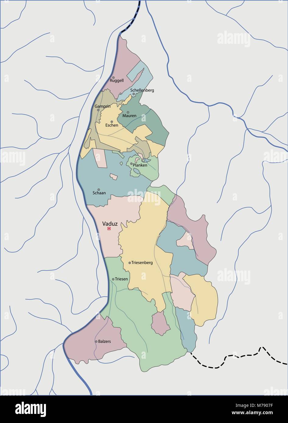 Central europe principality Stock Vector Images - Alamy